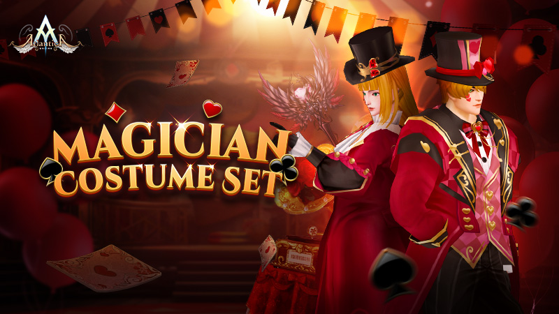 New Item Mall Costume Set – Valentine's Love Magician Costume Set