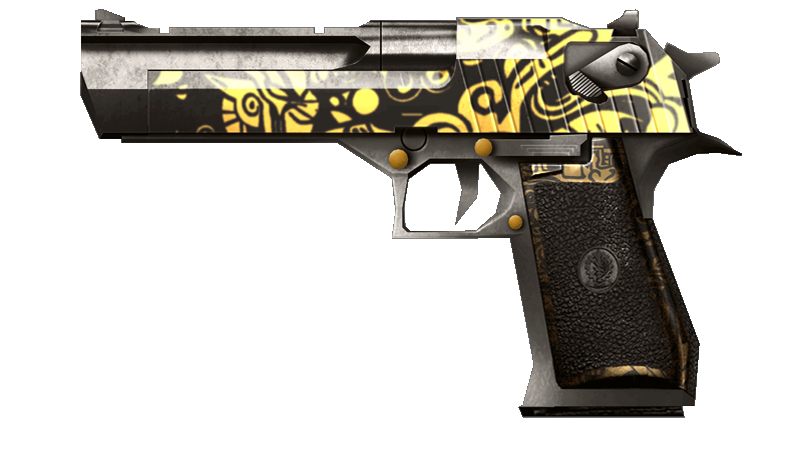 A modified Desert Eagle featuring higher fire power than usual, and ...