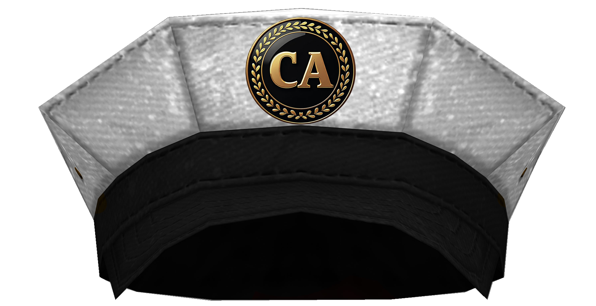 A clean, stylish cap that completes your summer admiral look.